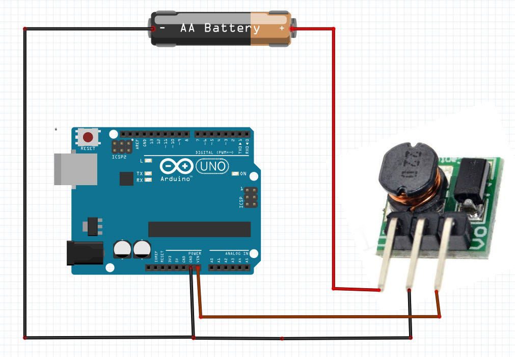 Power Arduino With A 15v Battery Visuino Visual Development For Arduino