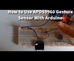 How to Use APDS9960 Gesture Sensor With Arduino - Visuino - Visual Development for Arduino